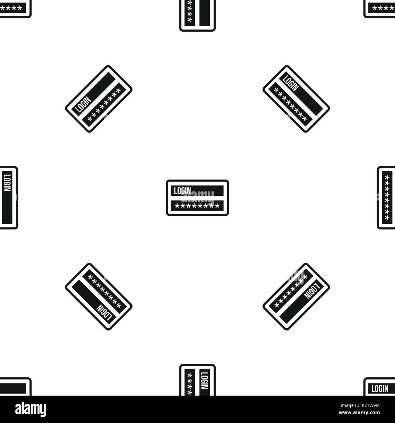 Login and password pattern seamless black Stock Vector Image & Art - Alamy