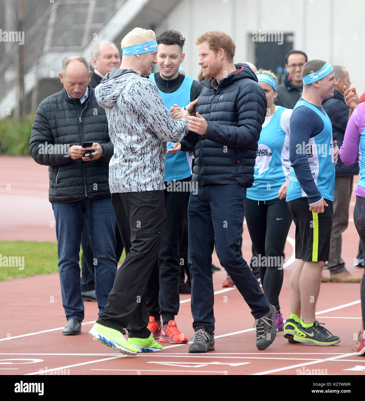 Prince harry queen elizabeth olympic park hi-res stock photography and ...
