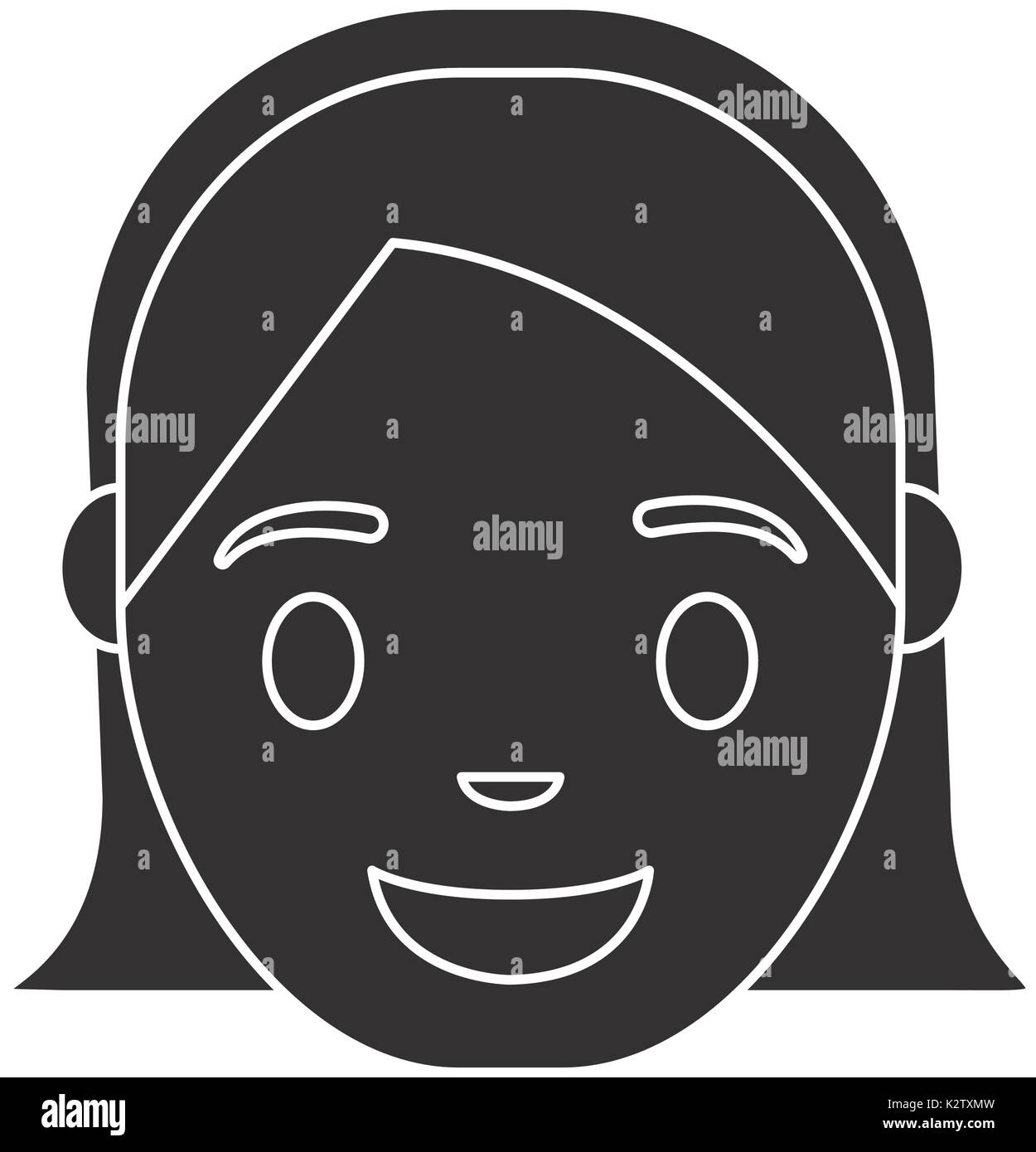 woman face icon Stock Vector Image & Art - Alamy