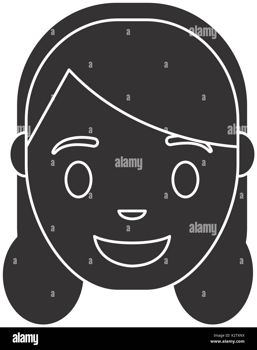 woman face icon Stock Vector Image & Art - Alamy