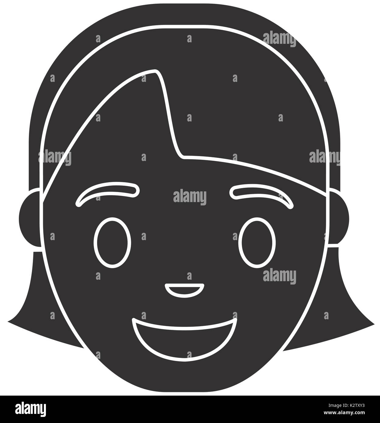 woman face icon Stock Vector Image & Art - Alamy