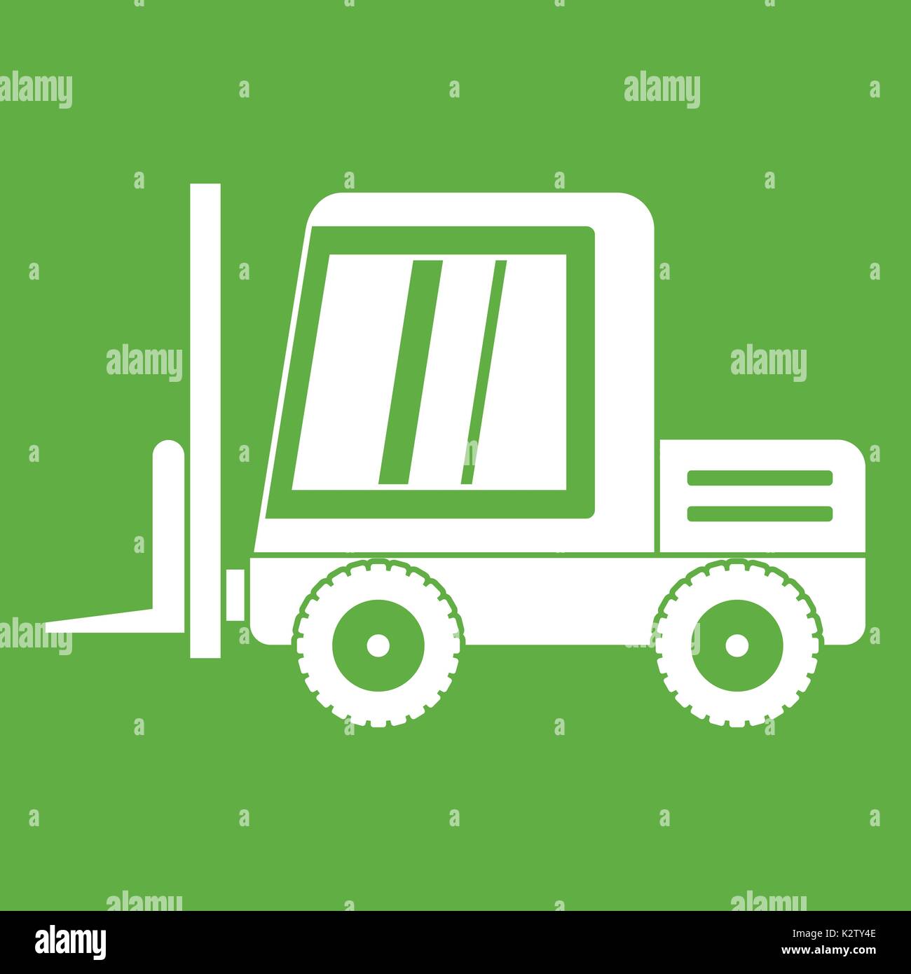 Stacker loader icon green Stock Vector Image & Art - Alamy