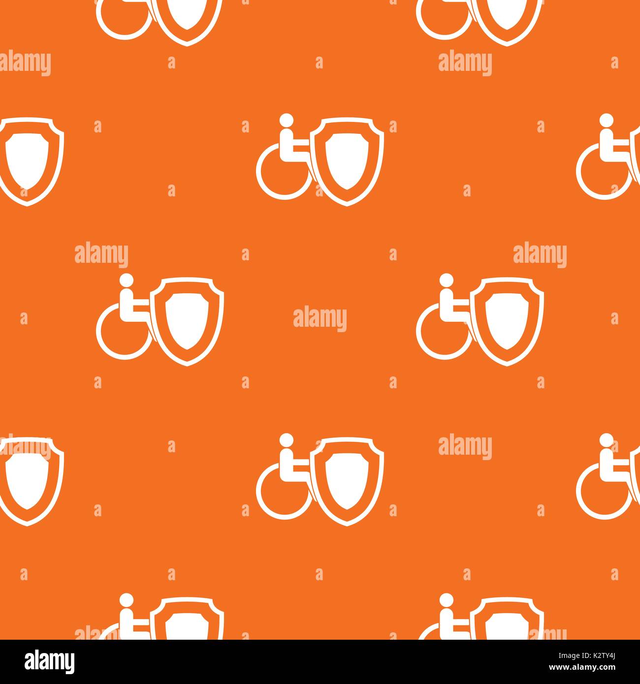 Wheelchair and safety shield pattern seamless Stock Vector Image & Art ...