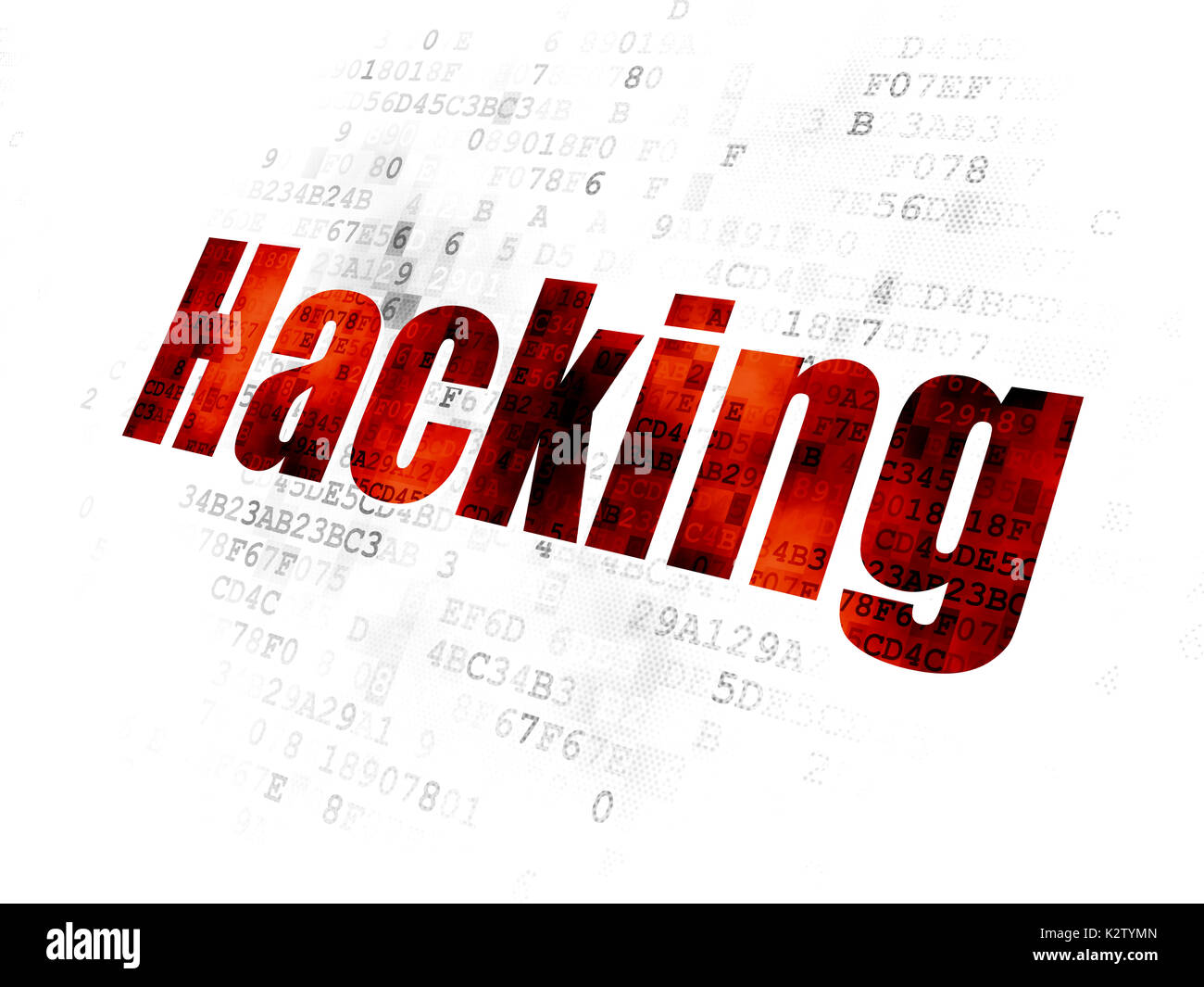 Privacy concept: Hacking on Digital background Stock Photo - Alamy