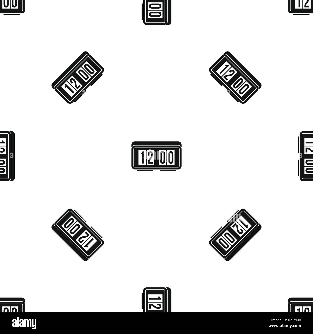 Watch pattern seamless black Stock Vector Image & Art - Alamy