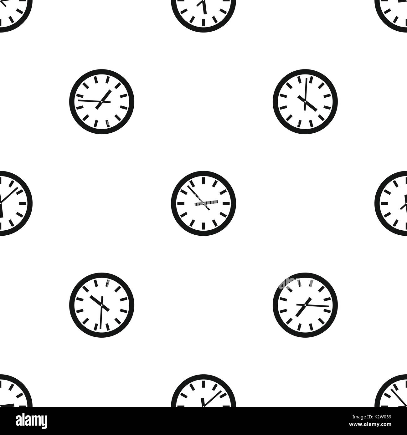 Watch pattern seamless black Stock Vector Image & Art - Alamy