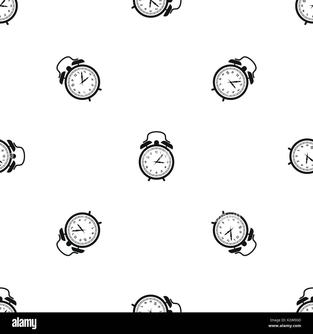 Watch pattern seamless black Stock Vector Image & Art - Alamy