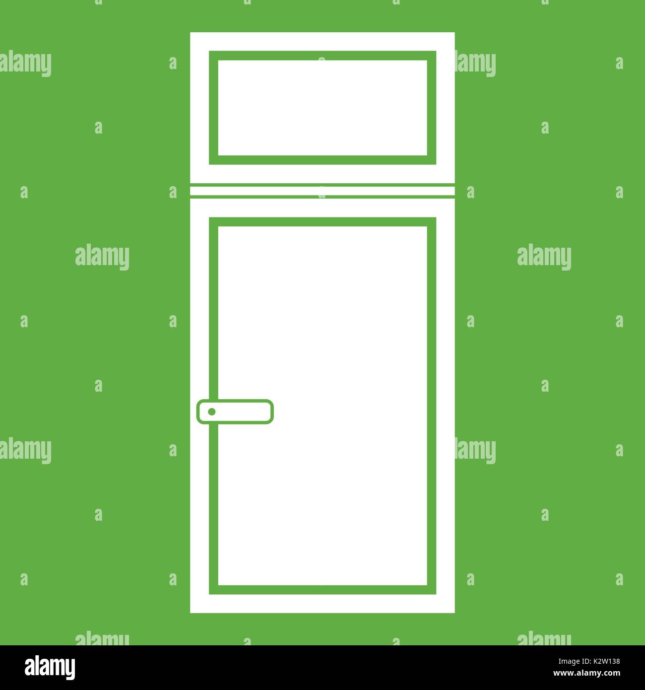 Wooden window icon green Stock Vector Image & Art - Alamy