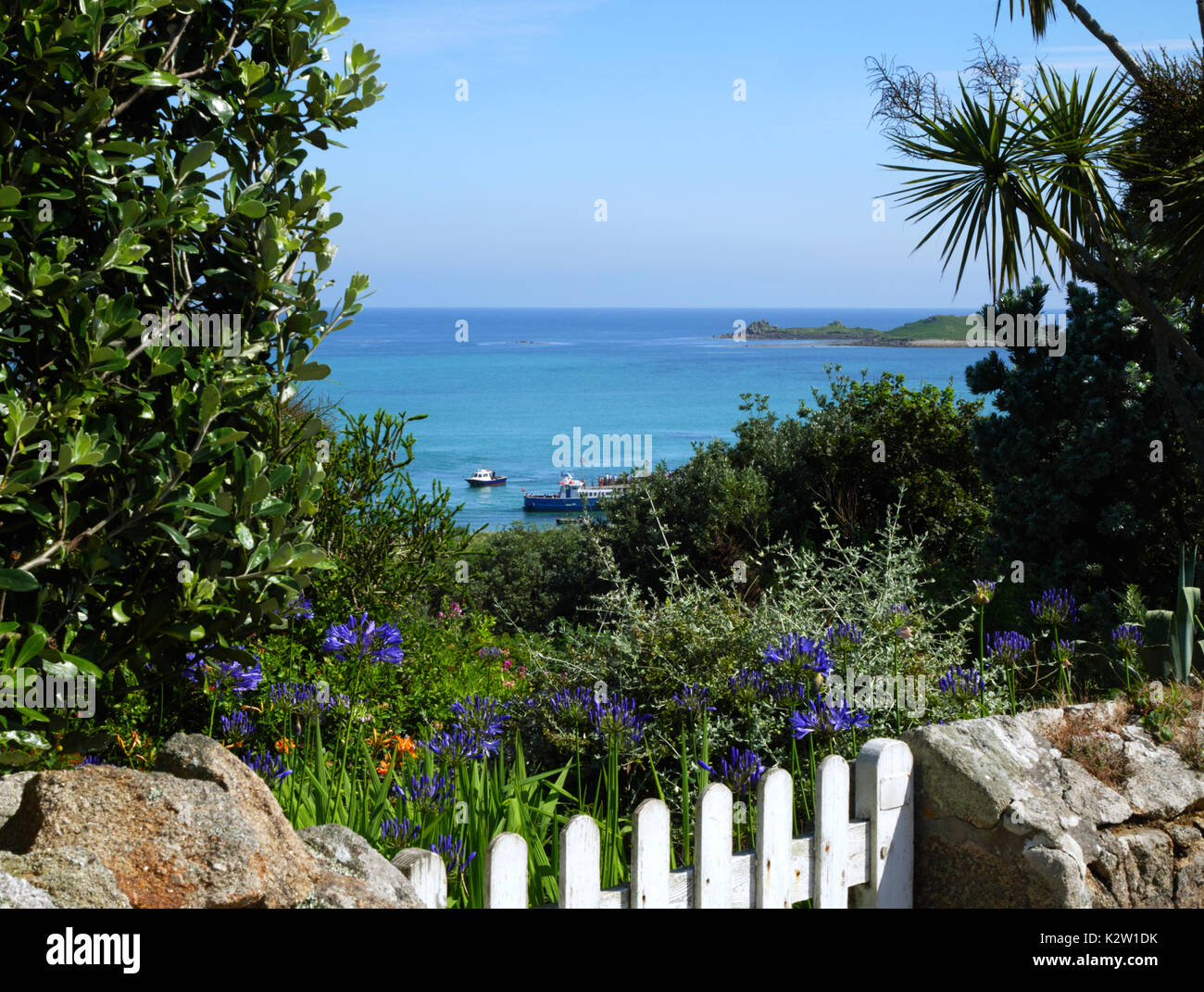 Higher Town Bay and Great Ganilly, seen from Higher Town, St Martin's ...