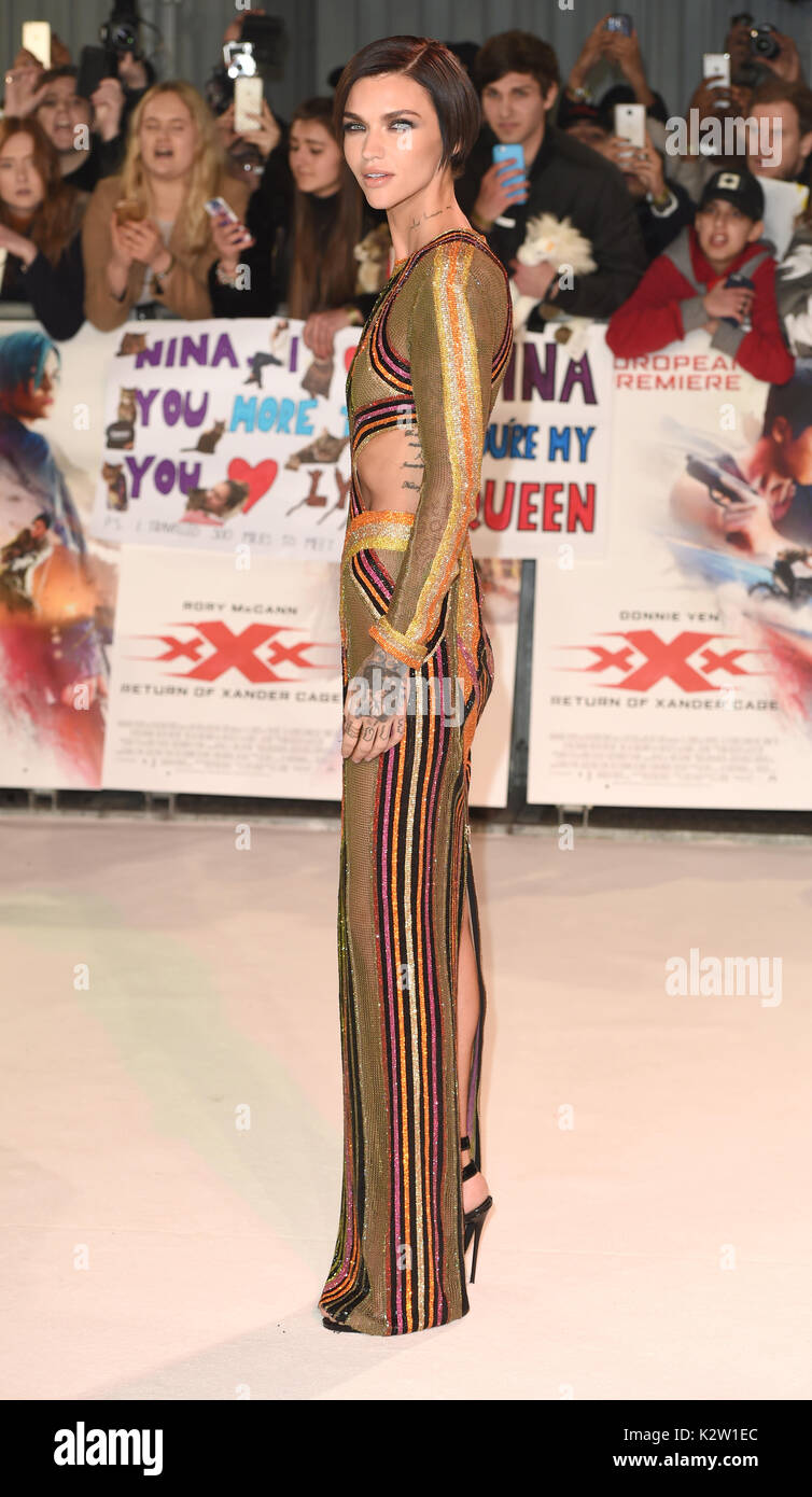 Photo Must Be Credited ©Alpha Press 079965 10/01/2017 Ruby Rose xXx ...