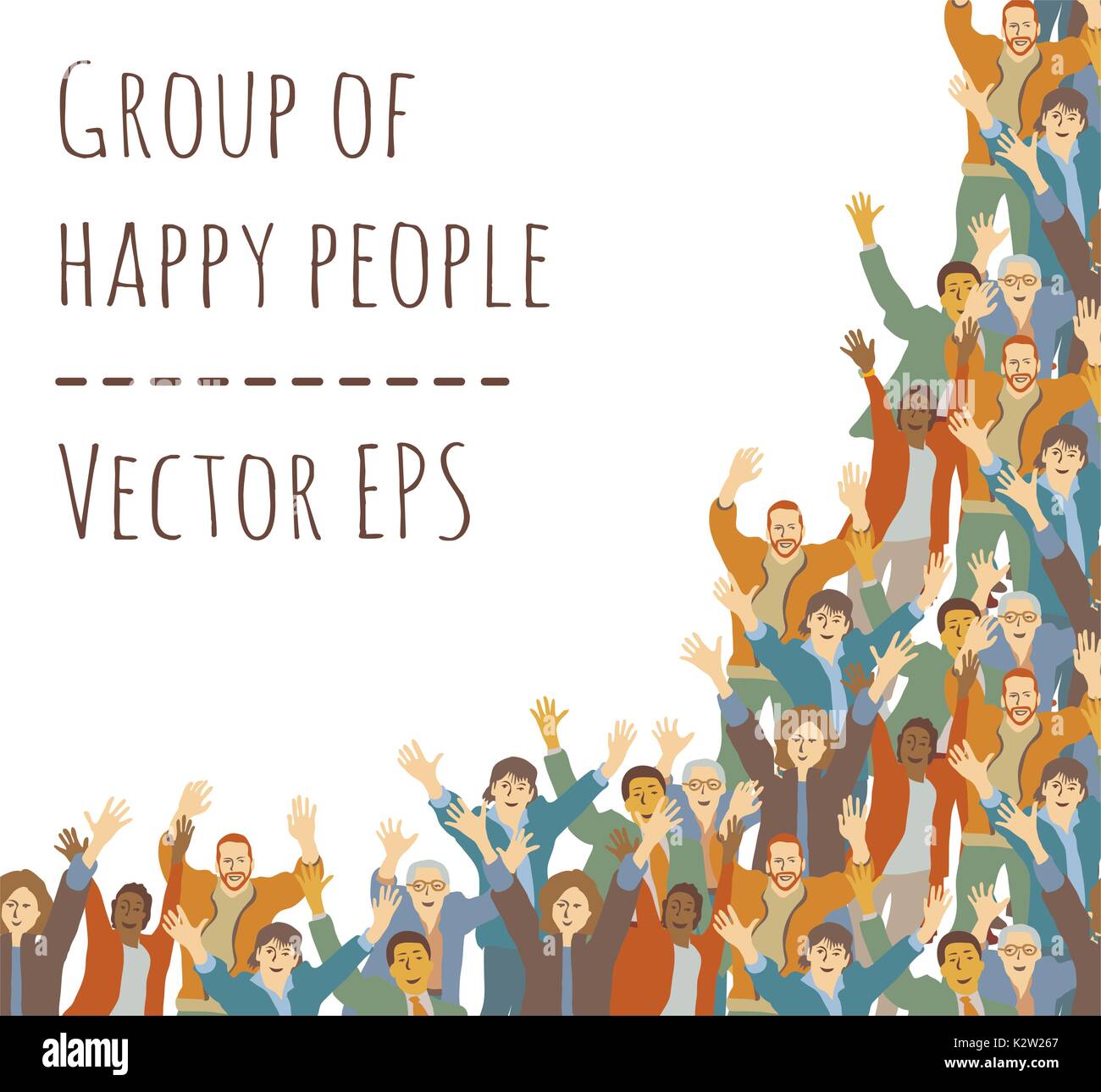 Group people on background Stock Vector Images - Alamy