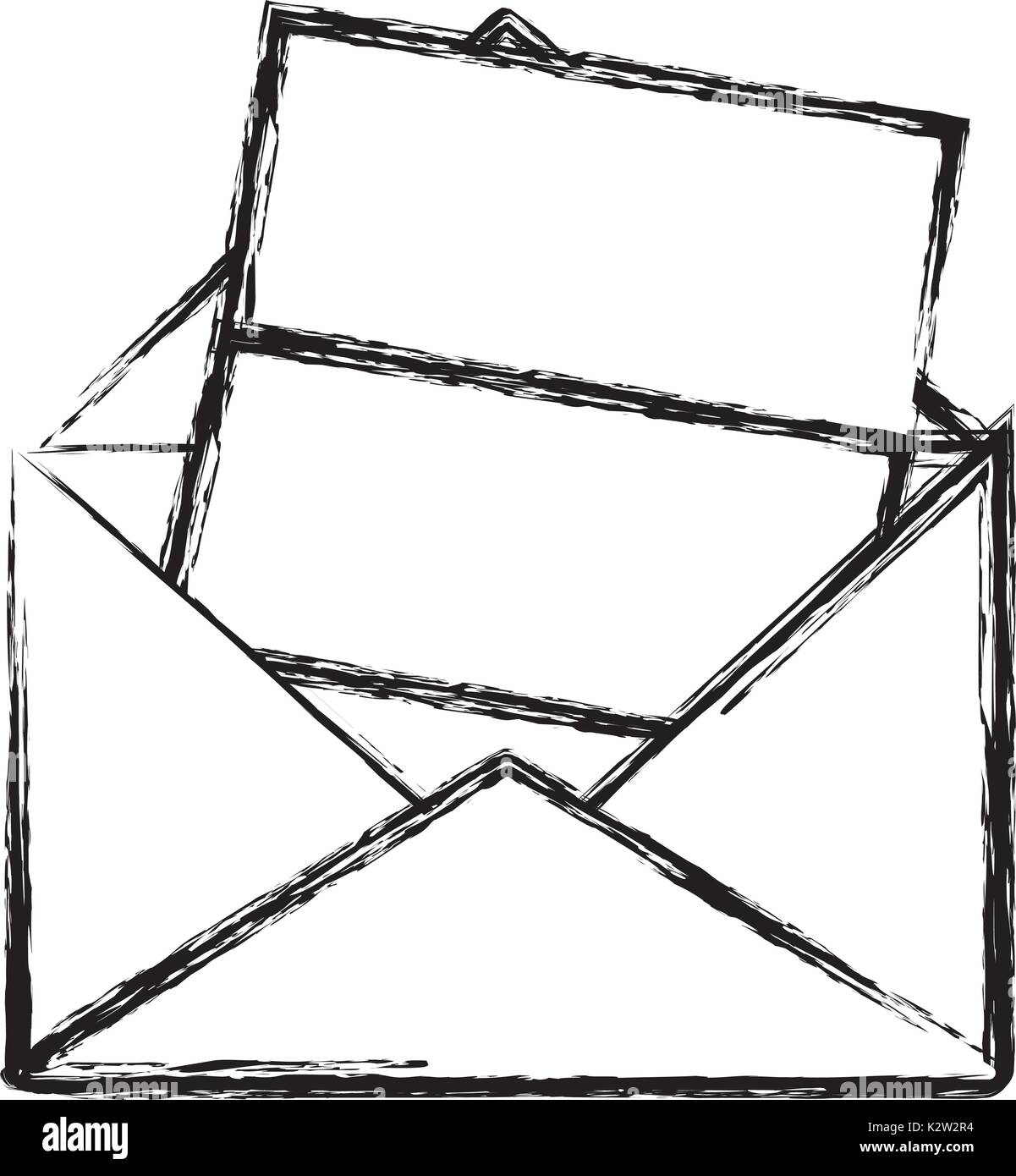 letter and envelope icon Stock Vector Image & Art - Alamy