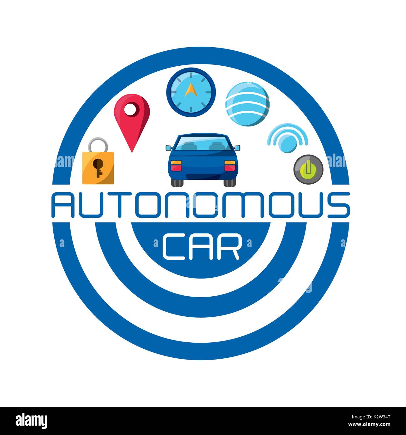 autonomous car design Stock Vector Image & Art - Alamy