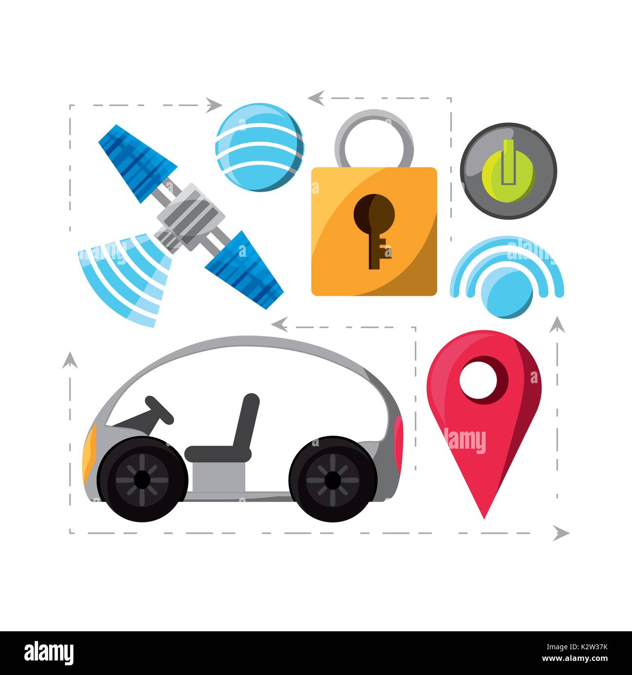 autonomous car design Stock Vector Image & Art - Alamy