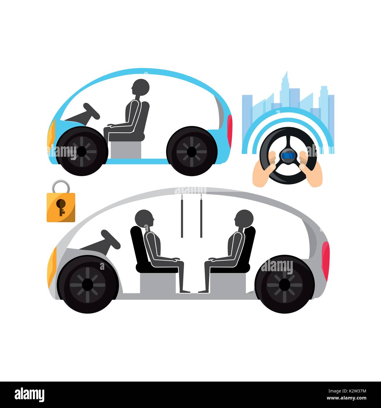autonomous car design Stock Vector Image & Art - Alamy