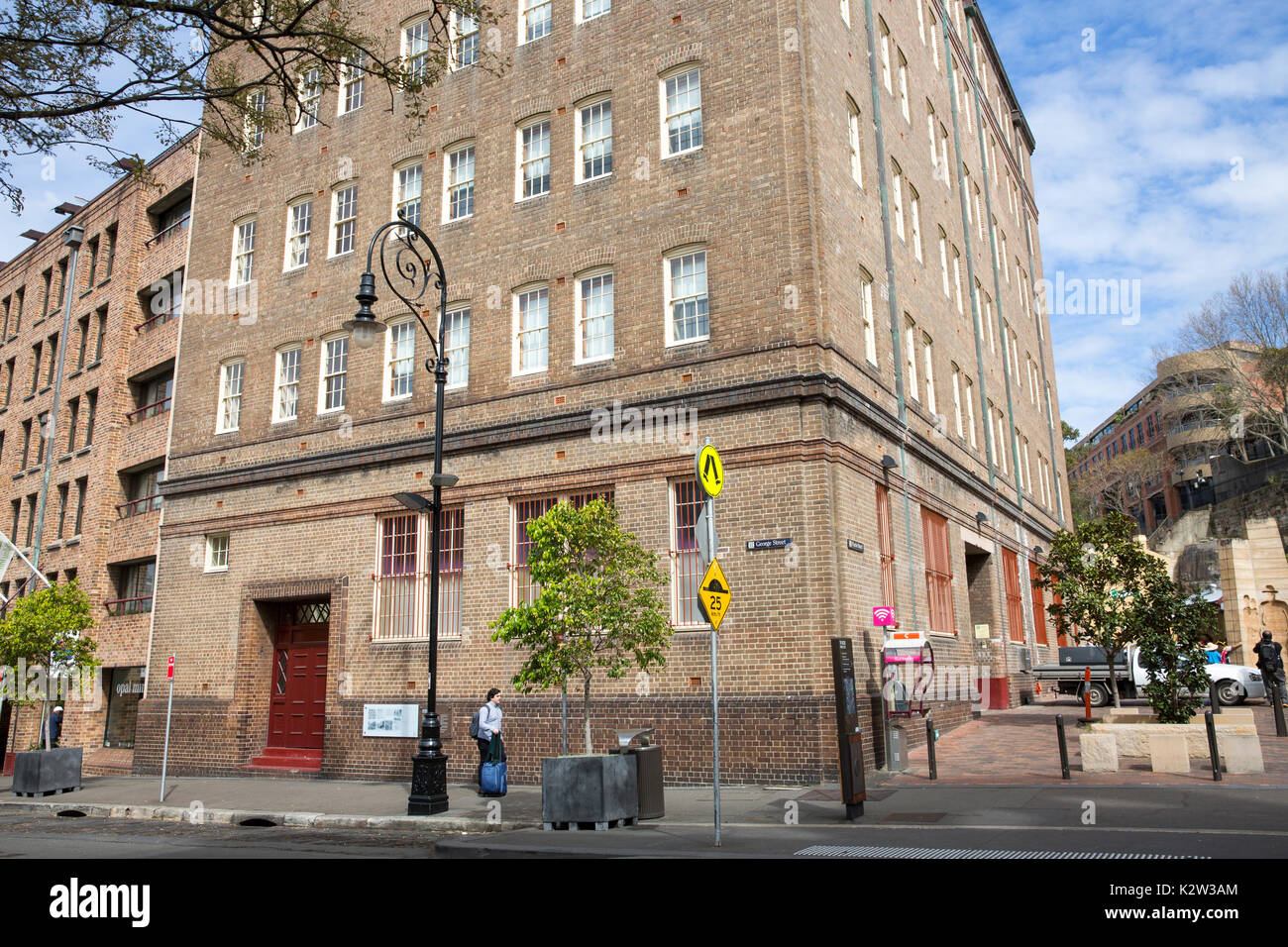 Historical architecture in The Rocks area of Sydney city centre,New ...