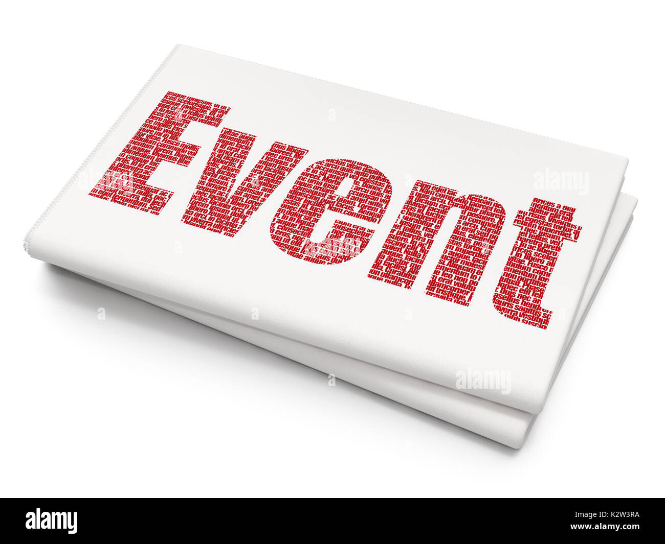 Entertainment, concept: Event on Blank Newspaper background Stock Photo ...
