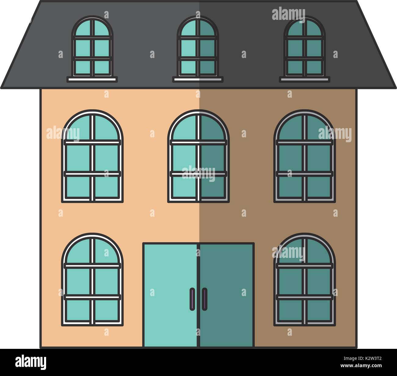 modern house icon Stock Vector Image & Art - Alamy