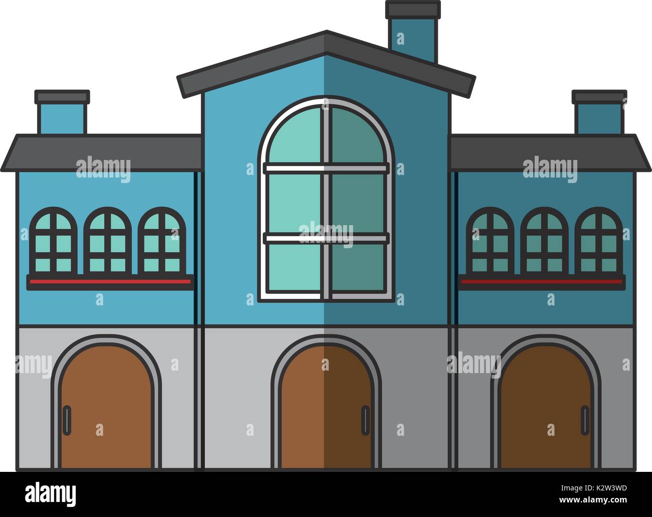 modern house icon Stock Vector Image & Art - Alamy