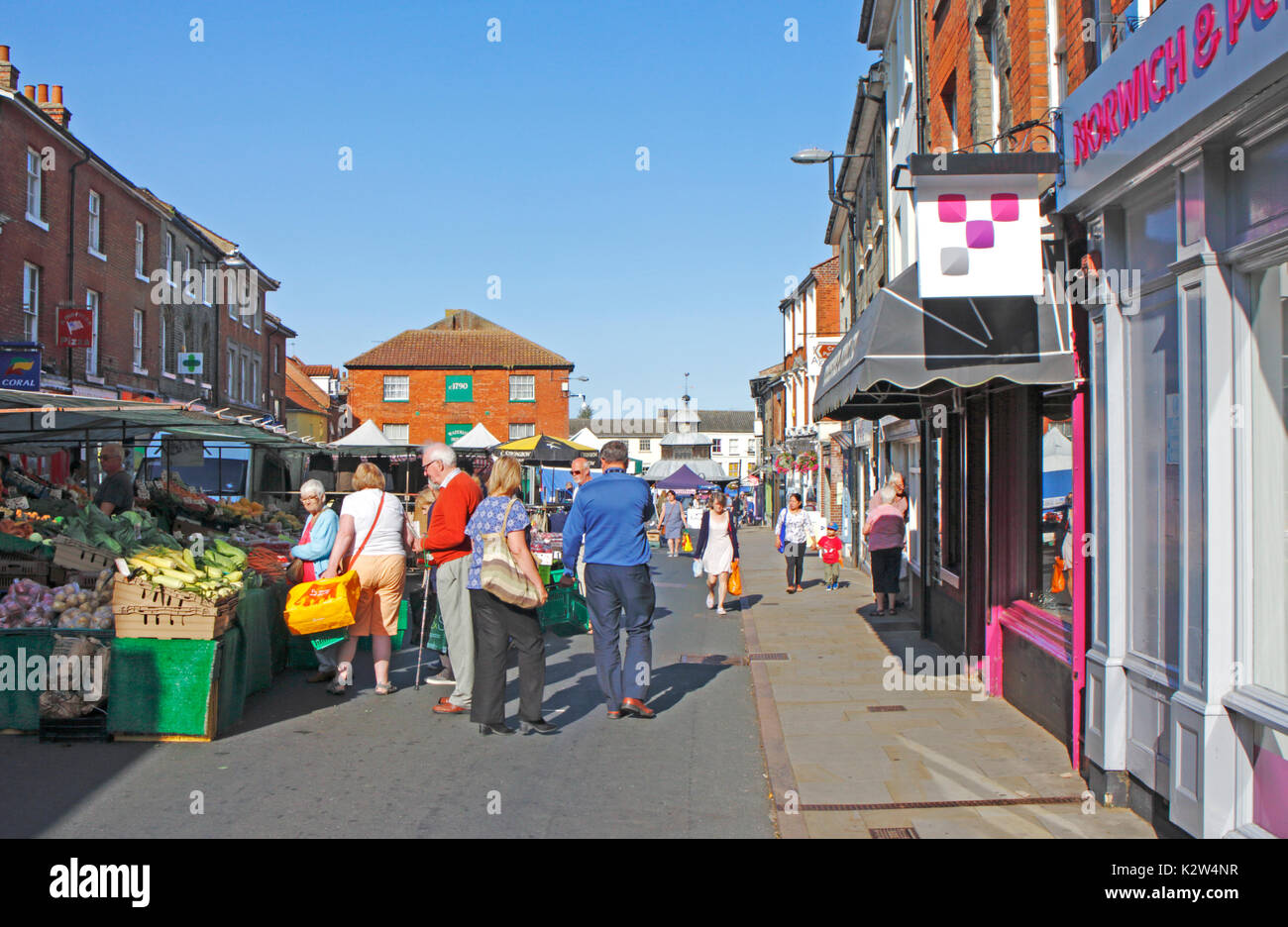 North walsham town hi-res stock photography and images - Alamy