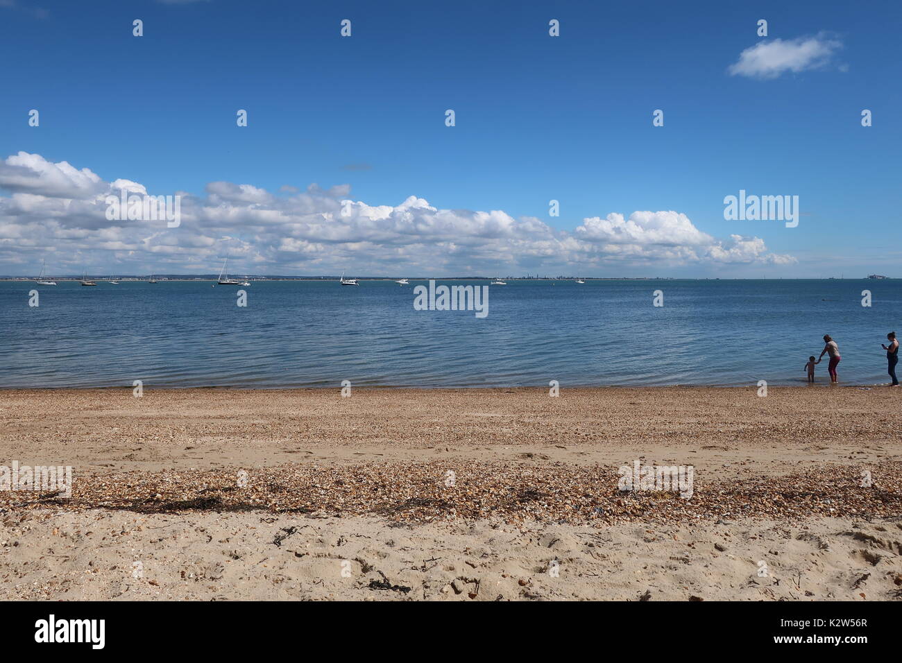 The private beach at Osborne House, East Cowes, Isle of Wight, UK Stock ...