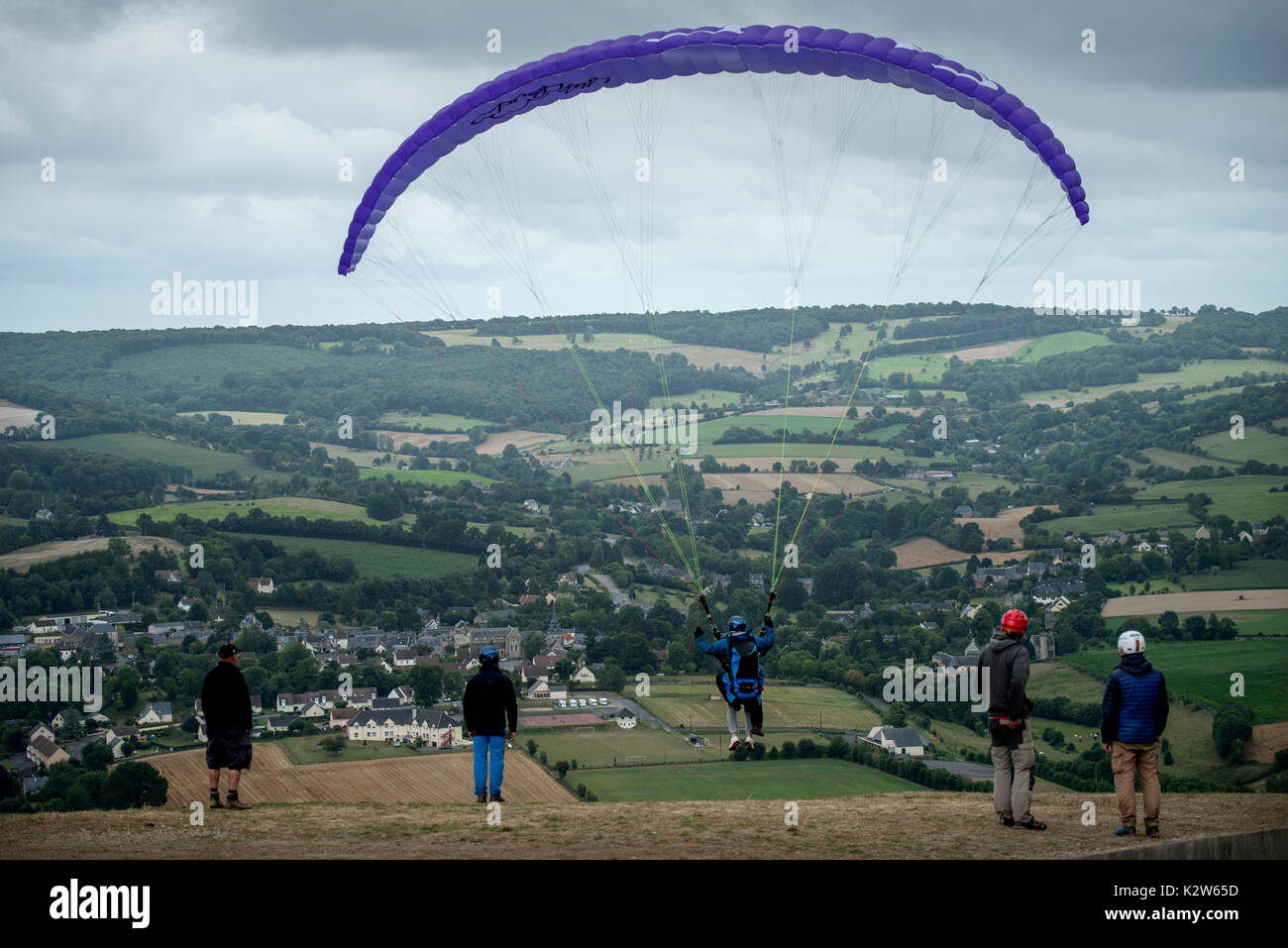 Suisse Normande, Swiss Normandy above Clecy France. August 2017 ...
