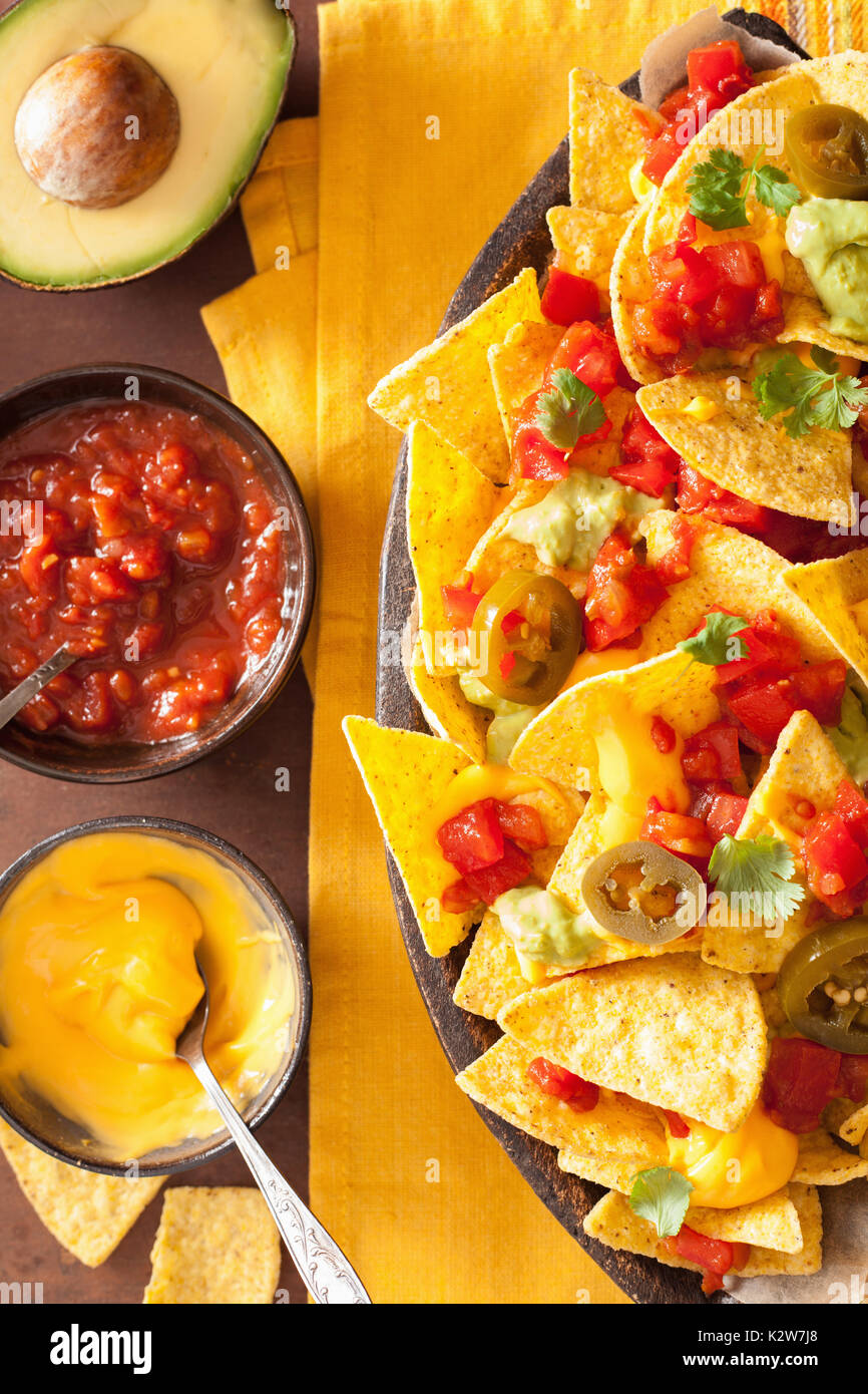 Loaded Nachos Stock Photos & Loaded Nachos Stock Images - Alamy