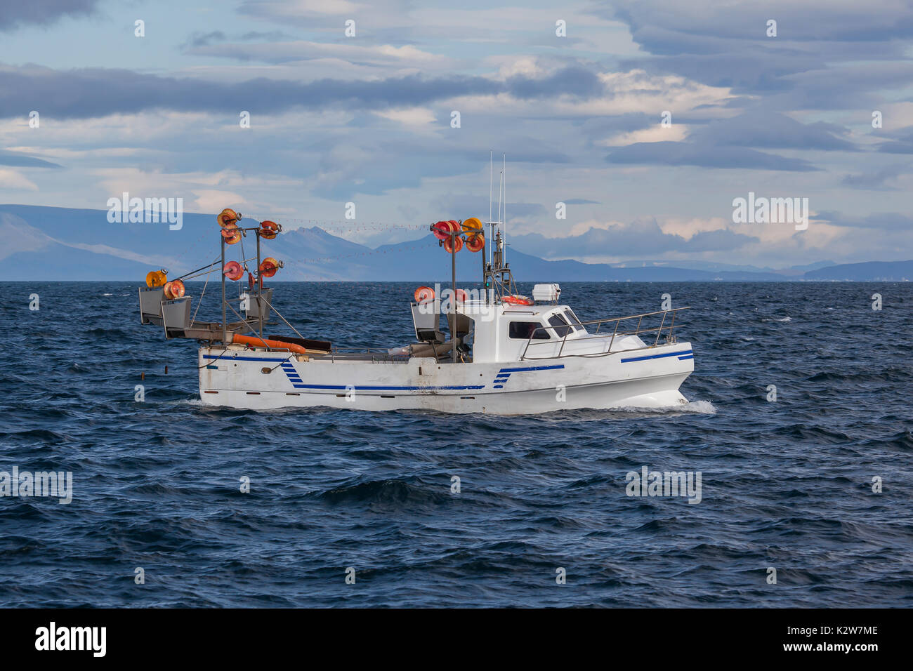 Commercial Fishing Boat Stock Photo - Alamy