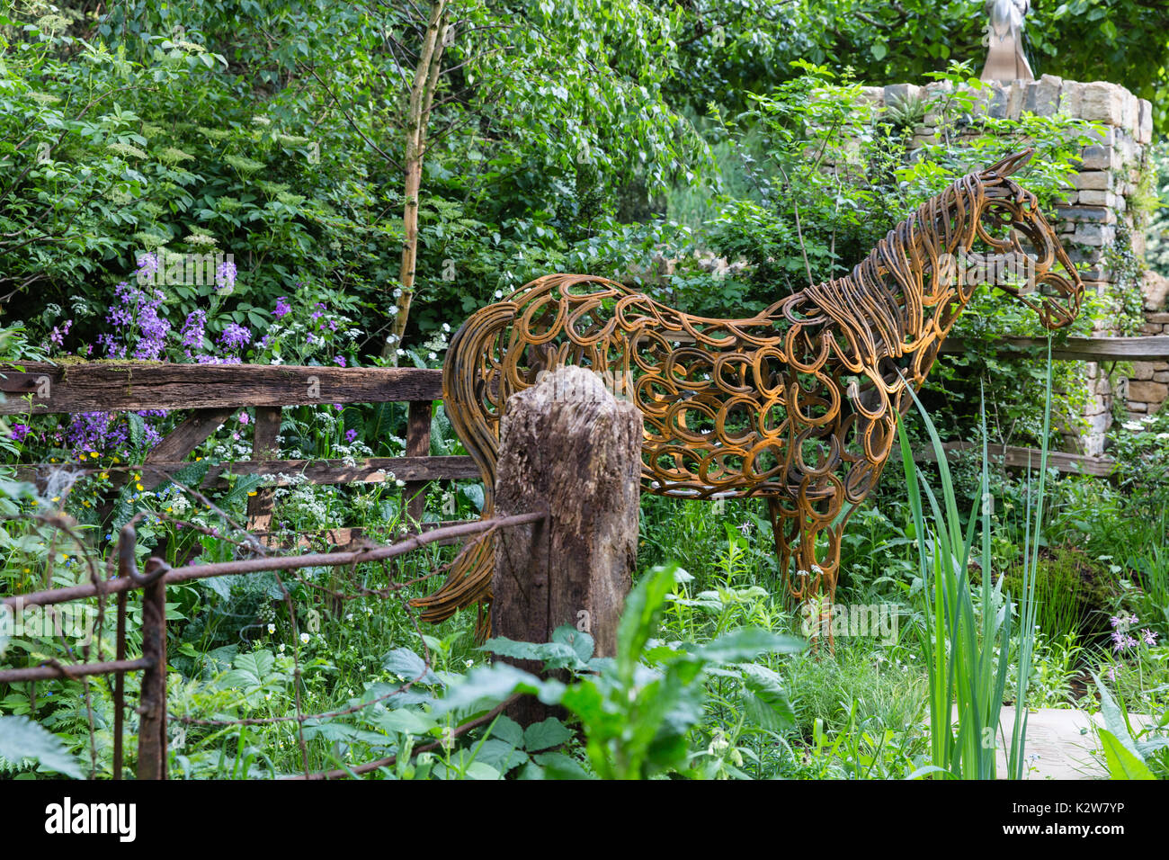 The World Horse Welfare Garden, designers Adam Woolcott and Jonathan ...