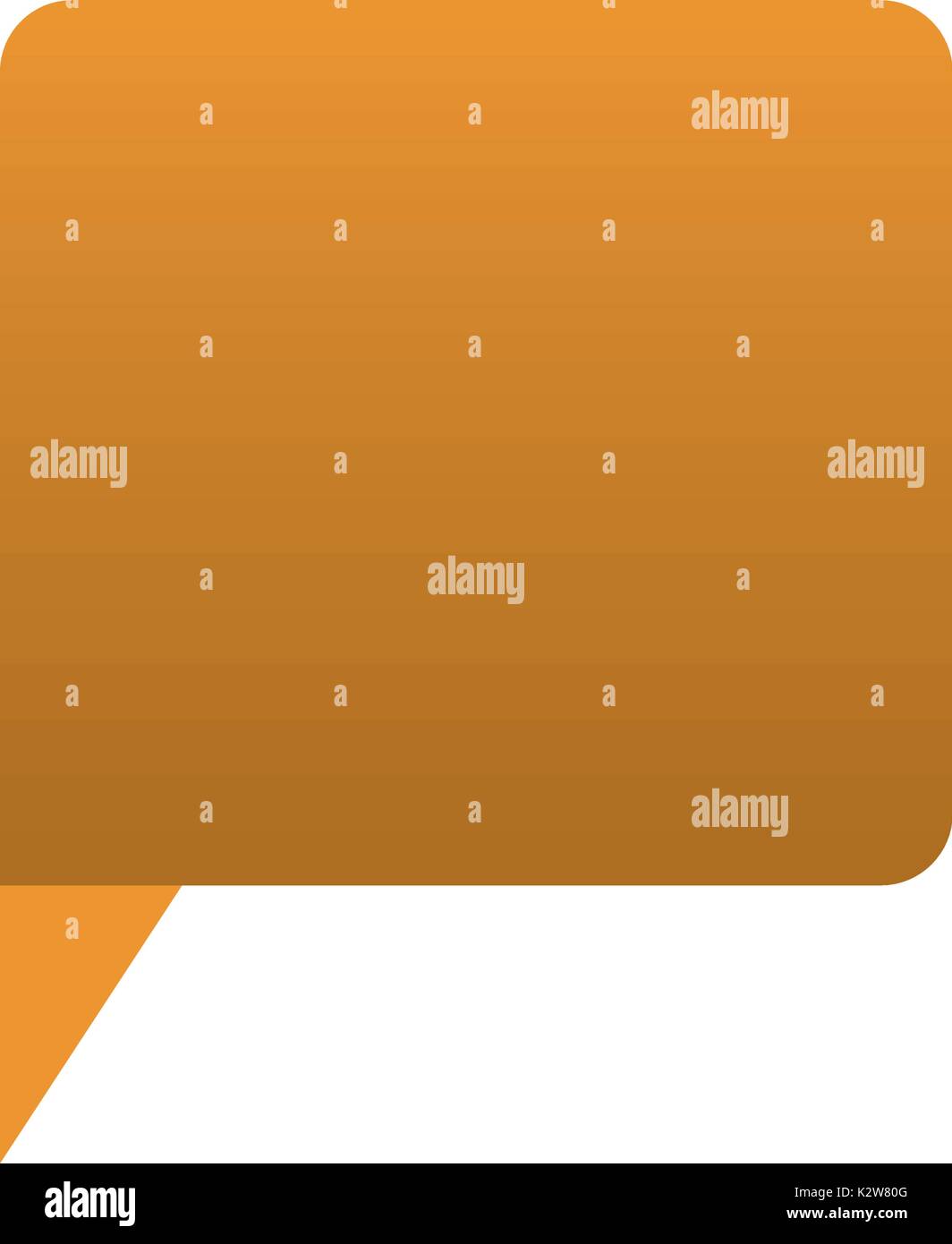 square speech with tail in white background Stock Vector Image & Art ...