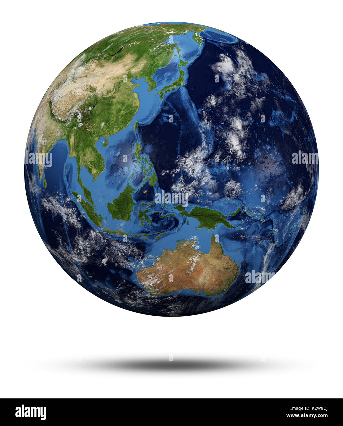 Planet Earth 3d rendering Stock Photo - Alamy