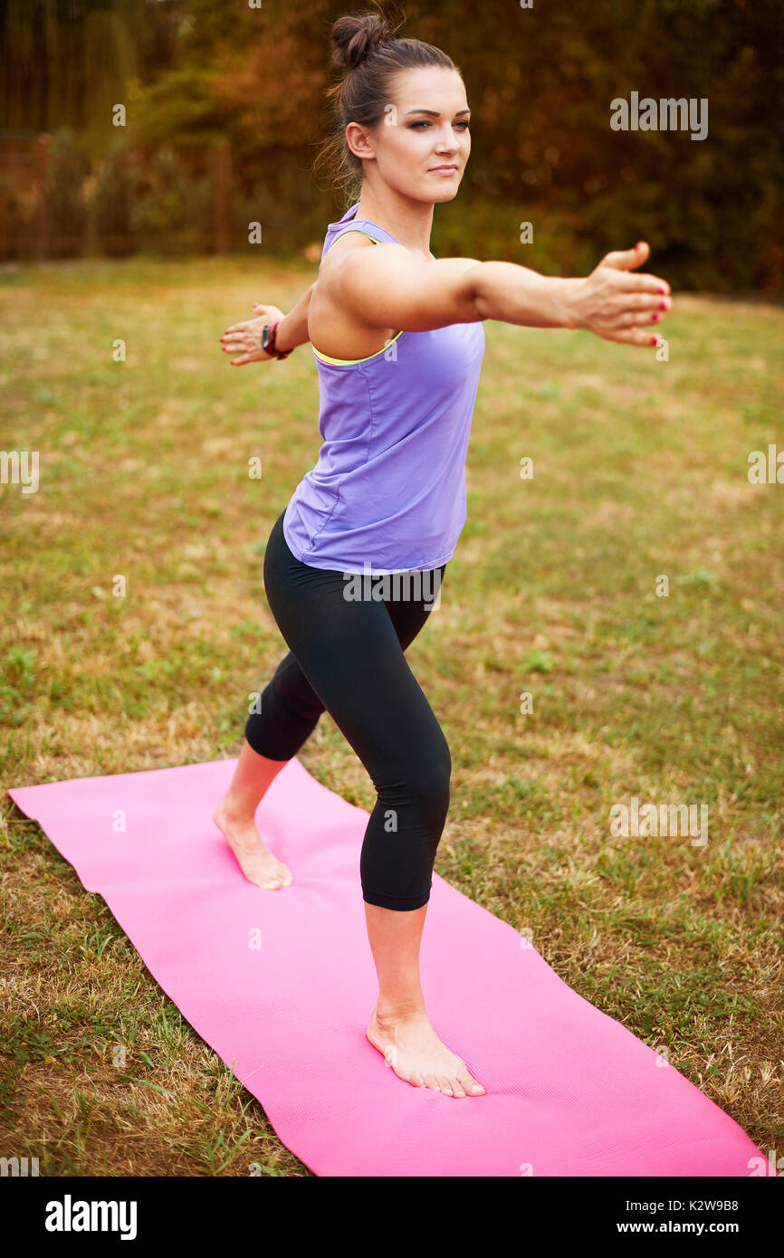 This position only may seem easy Stock Photo - Alamy