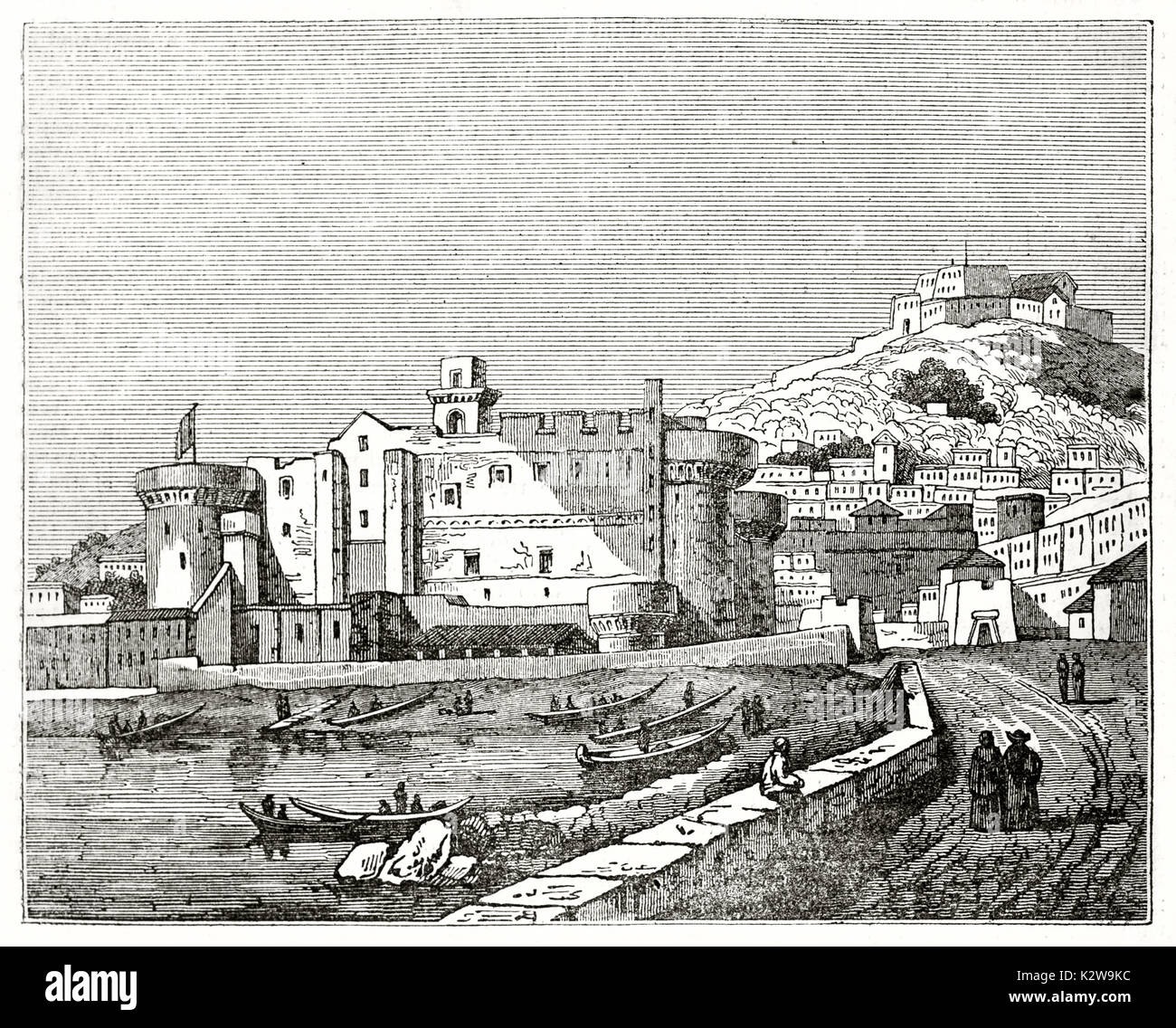 Medieval naples engraving hi-res stock photography and images - Alamy