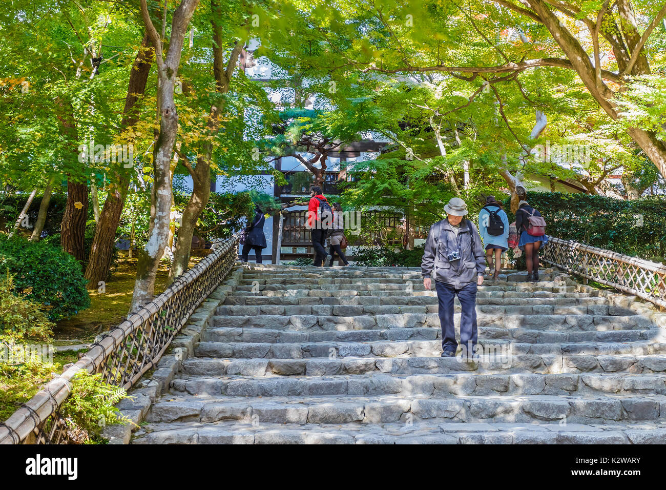KYOTO, JAPAN - NOVEMBER 20: Ryoan-ji Temple in Kyoto, Japan on November ...