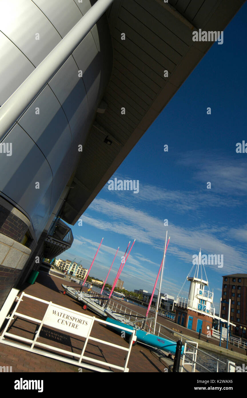 Salford Watersports Centre, Salford Quays Stock Photo - Alamy