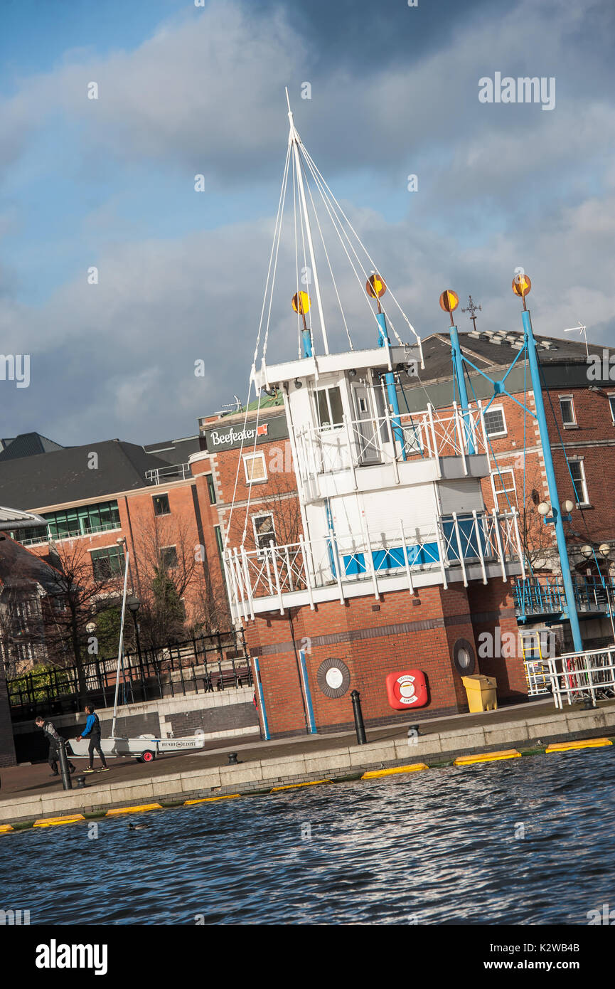 Salford Watersports Centre, Salford Quays Stock Photo - Alamy