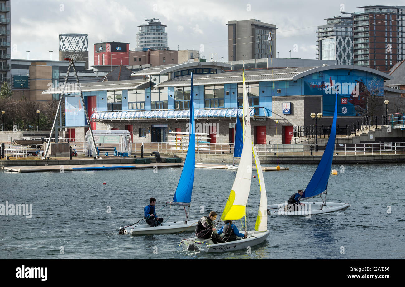 Salford Watersports Centre, Salford Quays Stock Photo - Alamy
