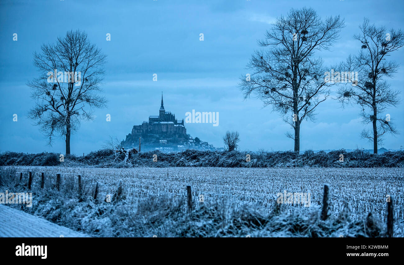 Mont Saint-Michel (Saint Michael's Mount), Normandy, north-western ...