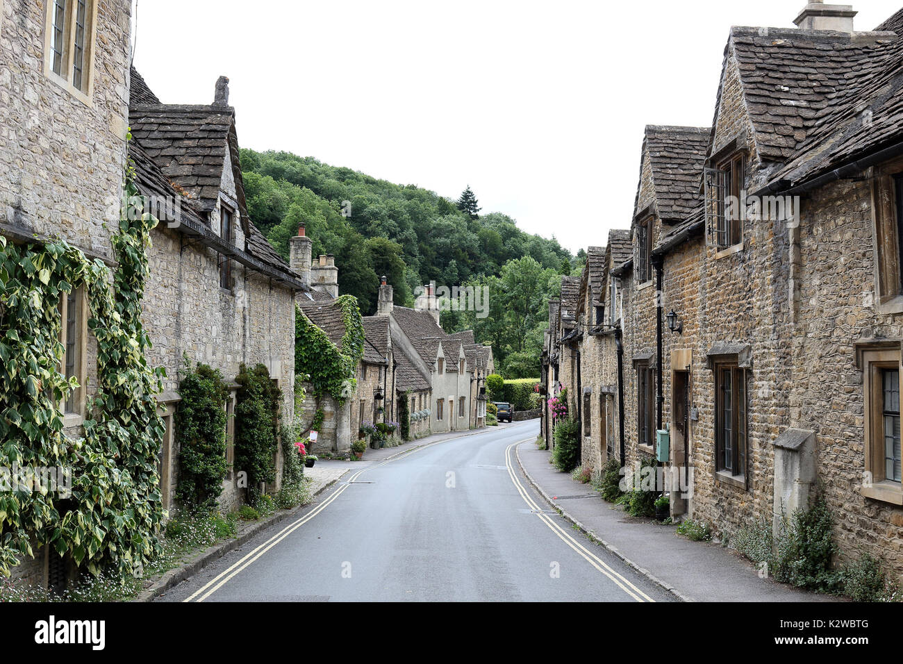 Wiltshire Castle Coombe Village High Resolution Stock Photography and ...