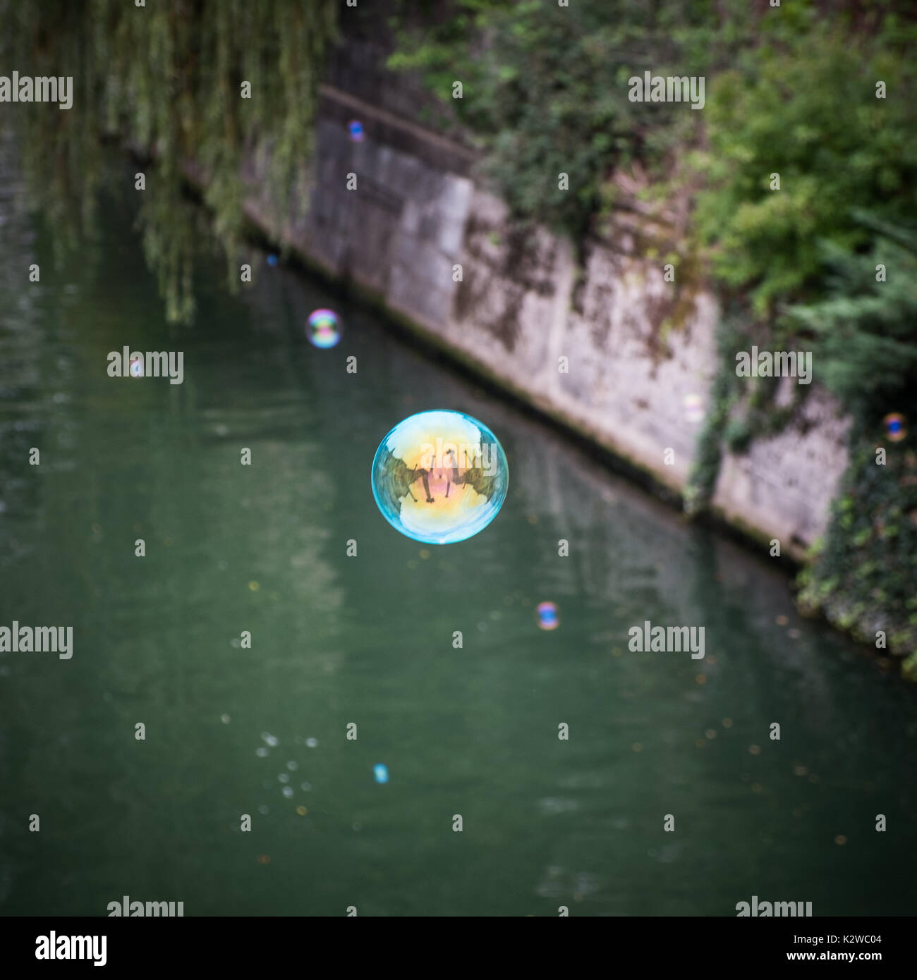 Bubble over river sky bubble hi-res stock photography and images - Alamy