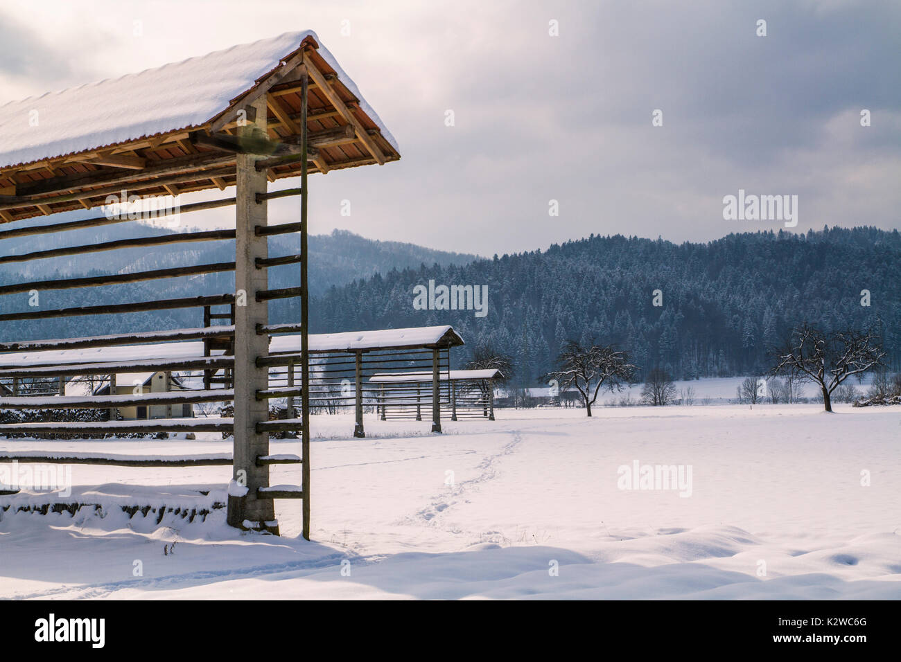 Slovenian hay rack hi-res stock photography and images - Alamy