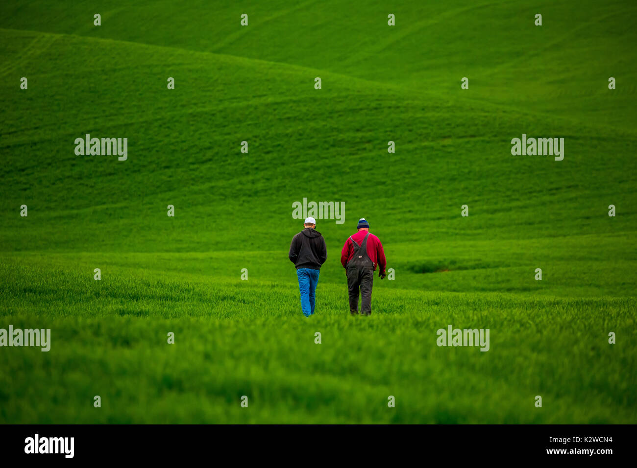 Two people walking in fields hi-res stock photography and images - Alamy