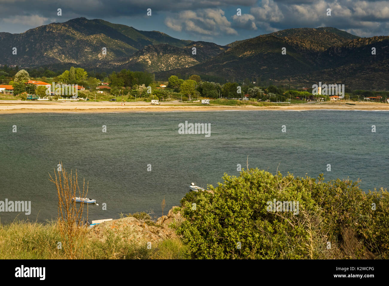 Sykia Beach, Chalkidiki, Sithonia, Central Macedonia, Greece Stock ...