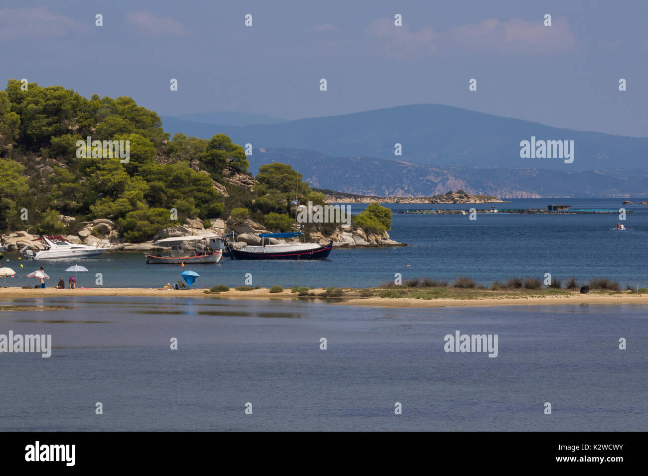 Livari Beach Vourvourou, Chalkidiki, Sithonia, Central Macedonia ...