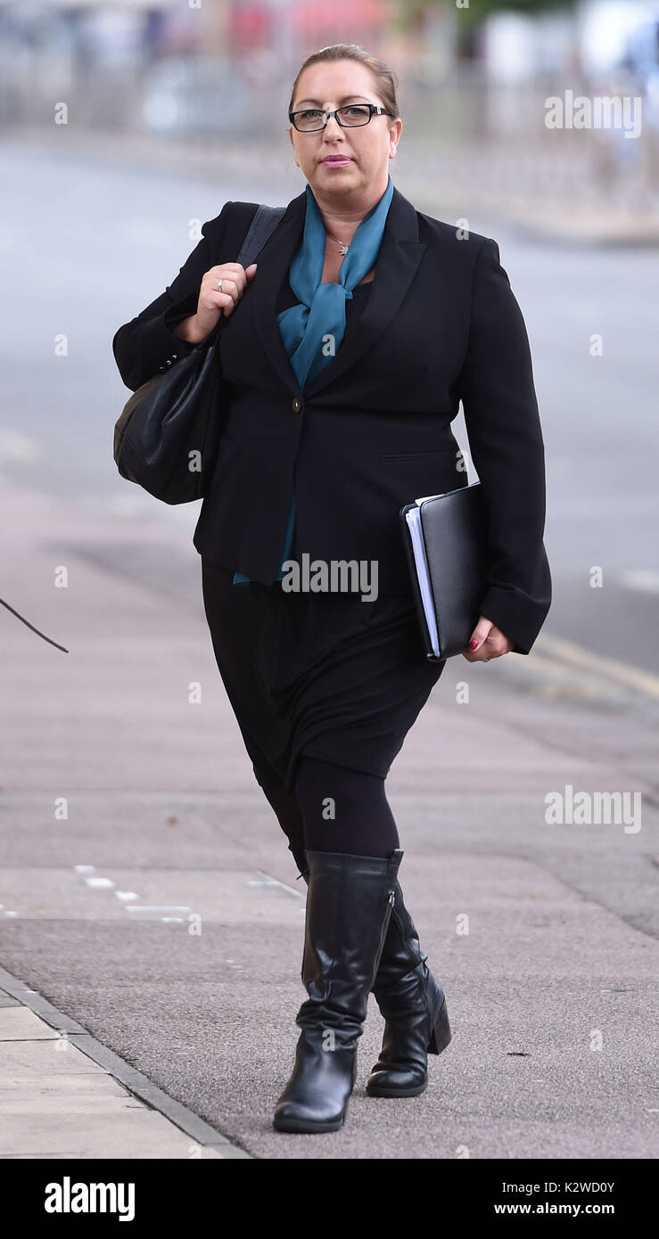 Kerry Brocklebank, 43, outside Cambridge Crown Court, where she is ...