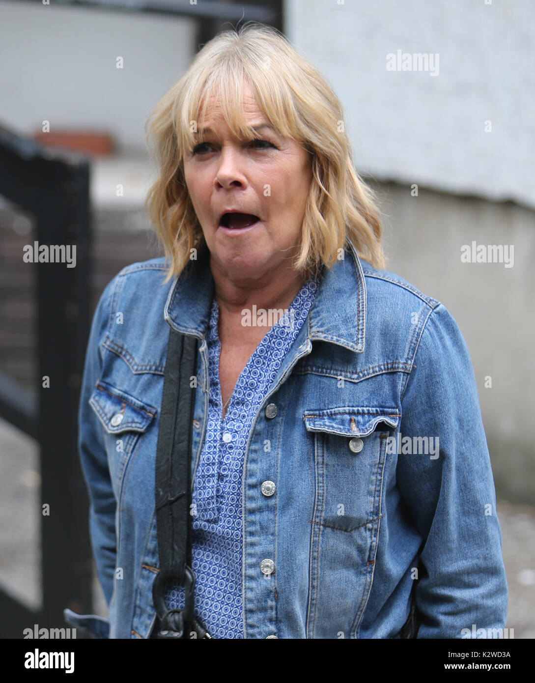 Linda Robson outside ITV Studios Featuring: Linda Robson Where: London ...
