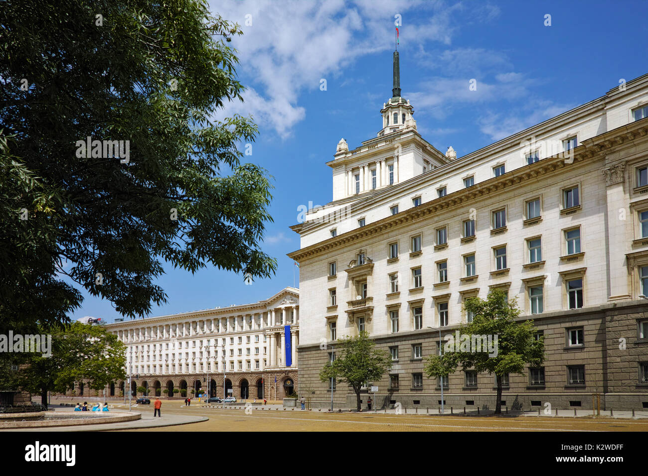 Independence Square and the building of the Council of Ministers ...