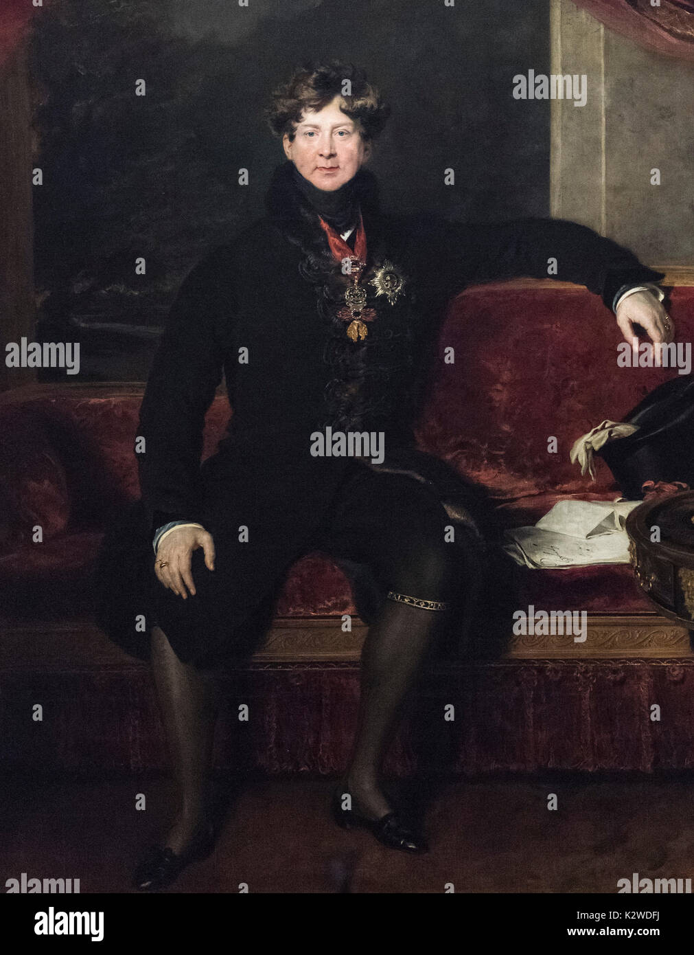 British king paintings hi-res stock photography and images - Alamy