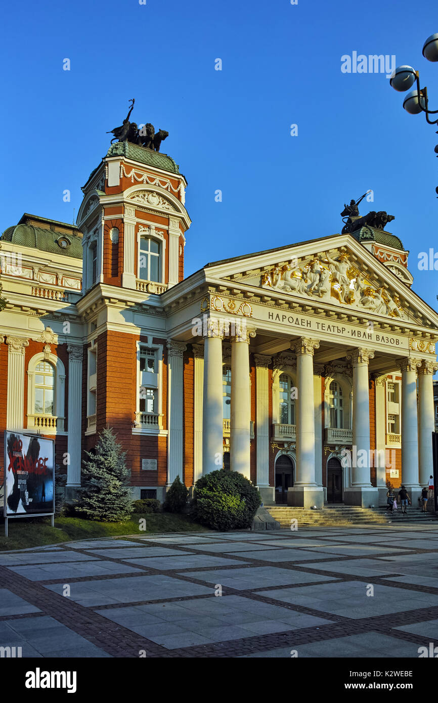 Building of Ivan Vazov National Theatre, Sofia, Bulgaria Stock Photo - Alamy