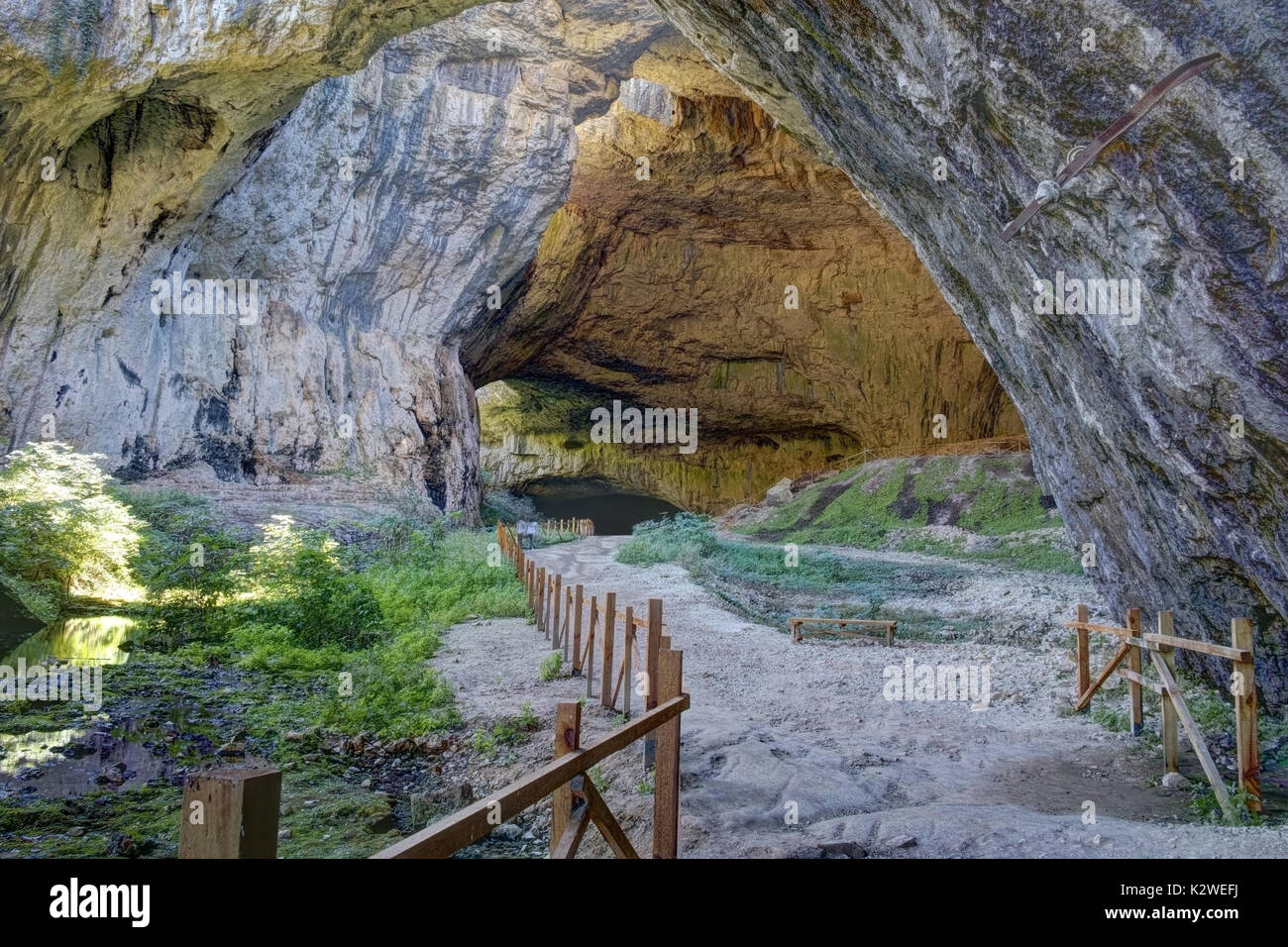 Devetashka cave interior near city of Lovech, Bulgaria Stock Photo - Alamy